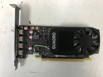 NVIDIA Quadro P1000 / 4GB GDDR5 Graphics Card 4x Mini DP Port | eBay