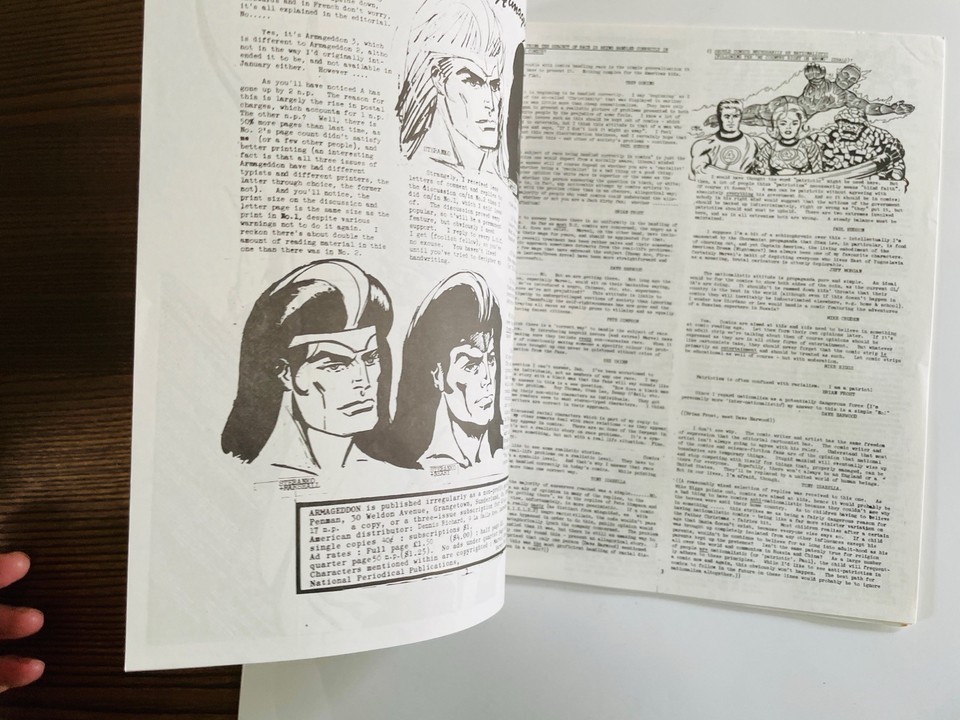 ARMAGEDDON # 3 NM (1970) RARE UK Comics Fanzine Magazine | eBay UK