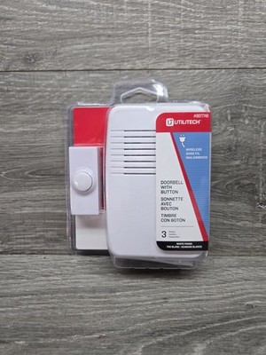 Wireless Doorbell 3 Chimes Plug-in | eBay