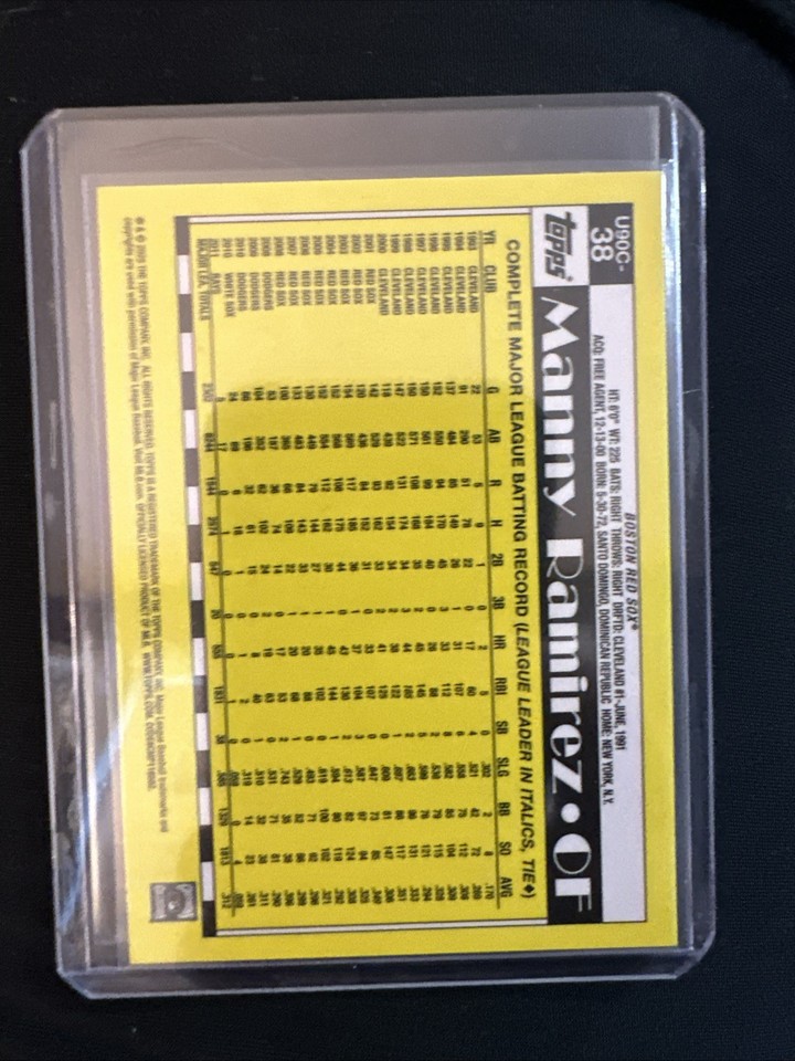 Manny Ramirez 2025 Topps Update #U90C-38 1990 Topps Chrome Silver Pack ...