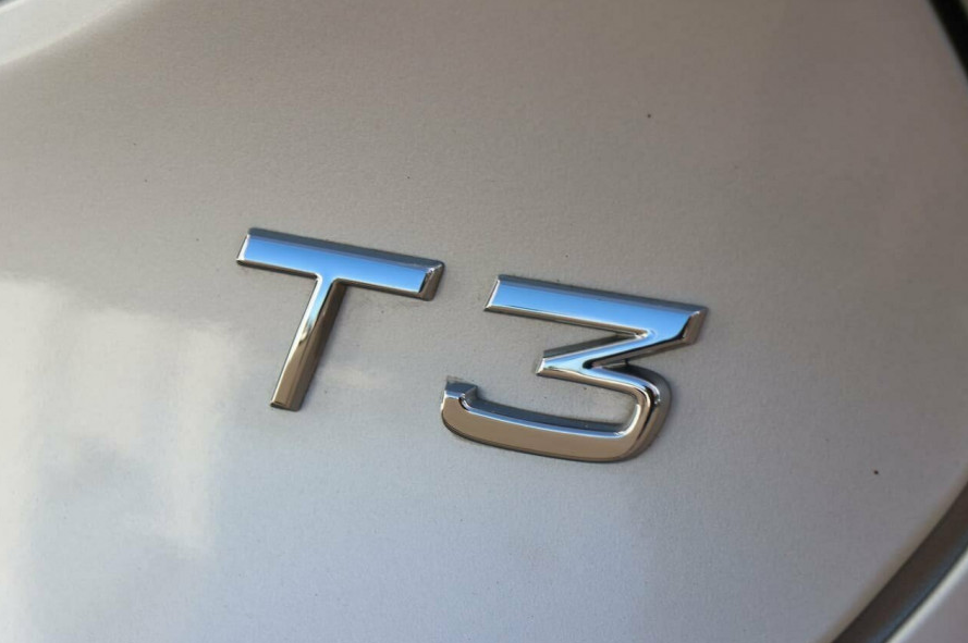 For VOLVO T3 Bright Silver Rear Boot Trunk Emblem Sticker Letter Badge ...