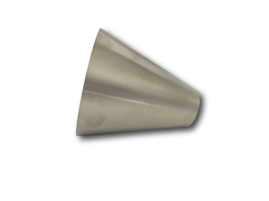 5" x 2" Exhaust Tube Merge Taper Cone Stainless Steel 316 | eBay