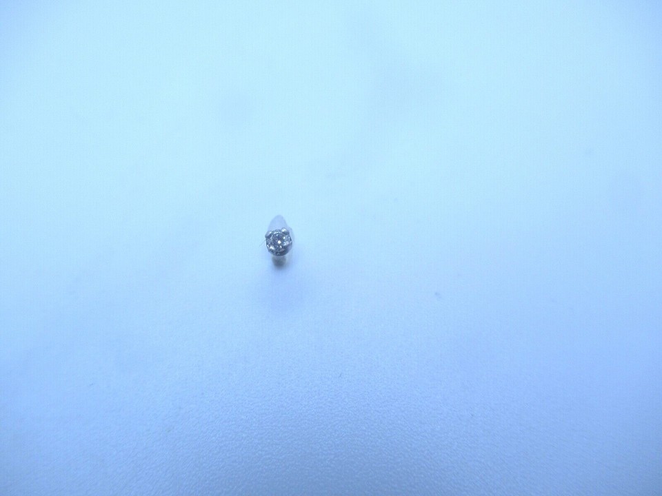 14KT White Gold 1 Point Diamond Nose Ring | eBay