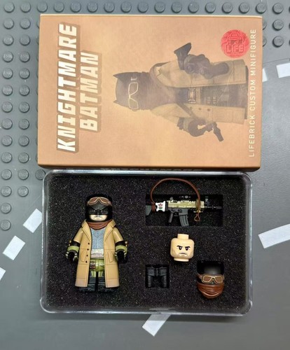 Life Minifigure Batman Custom (Include facial expressions) Minifigure ...