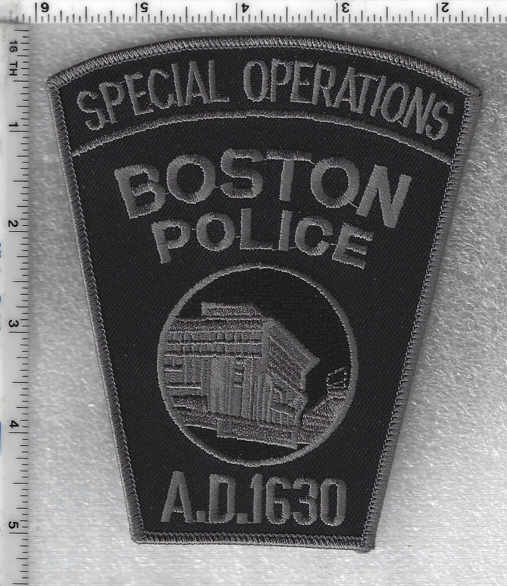 Boston Police Special Operations (Massachusetts) 2nd Issue Subdued ...