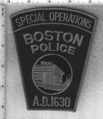 Boston Police Special Operations (Massachusetts) 2nd Issue Subdued ...