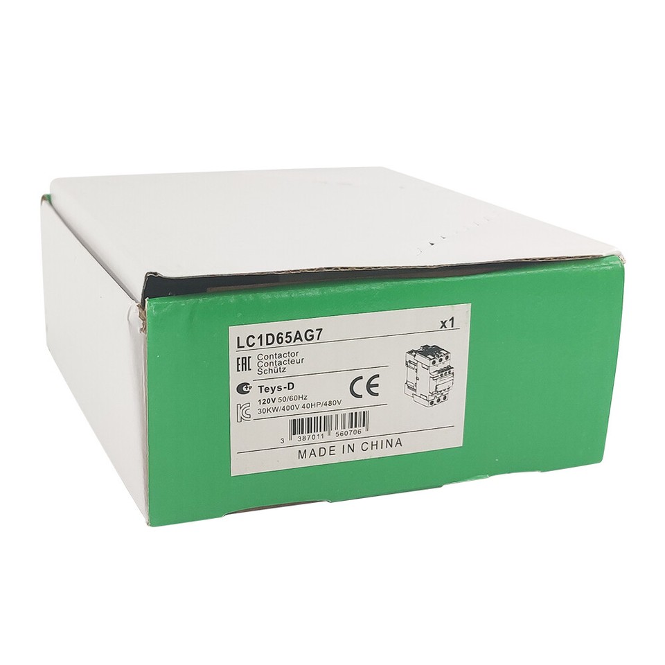 AC LC1D65AG7 Contactor 120V coil 65A replace Schneider Contactor ...