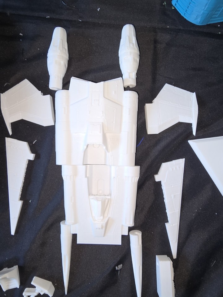 Buck Rogers In The 25th Century Thunder Fighter 1/18 Model Kit Custom ...