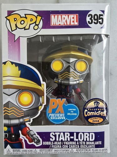 Funko Pop!- Marvel -Star-Lord #395 - PX Previews Exclusive - Halloween ...