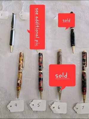 HAND TURNED PENS 5 RESIN ONES! PICK THE ONE FOR YOU! | eBay
