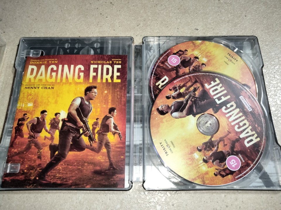 Raging Fire 4K Ultra HD/REGION B Blu-ray Donnie Yen Action Hong Kong ...