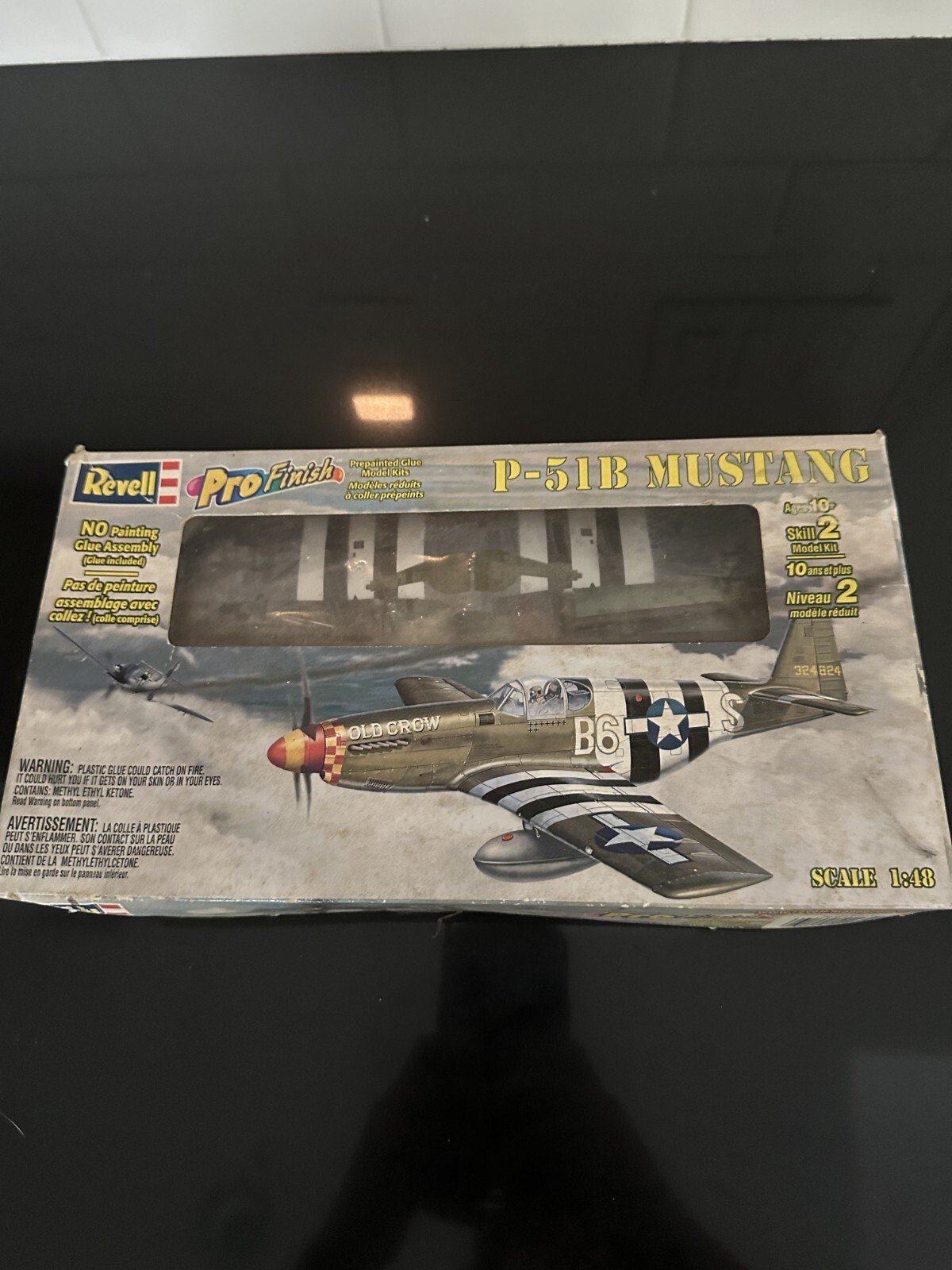 Revell Pro-Finish 1:48 P-51B Mustang Model Kit #85-1654 | eBay