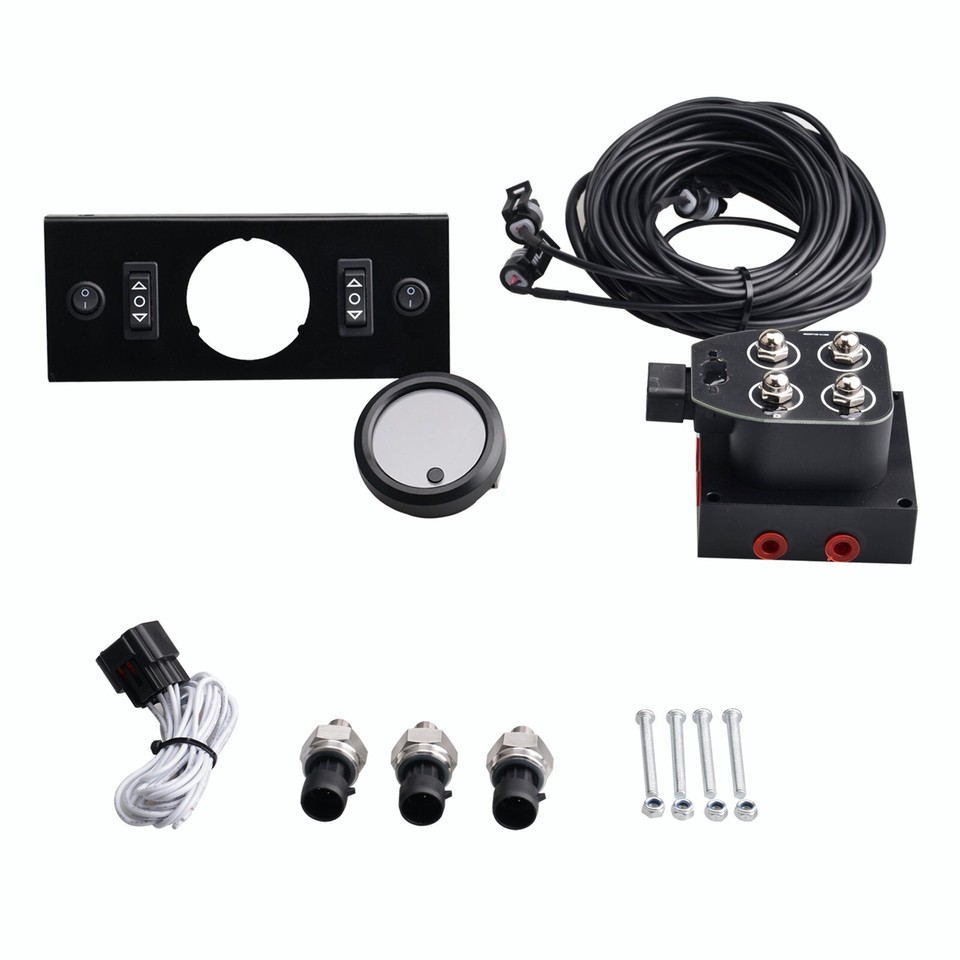 Solenoid Valve Air Ride Suspension Manifold Valve W/ Red Gauge ...