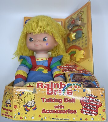 RARE 2004 TOY PLAY HALLMARK TALKING RAINBOW BRITE DOLL NEW IN BOX . | eBay