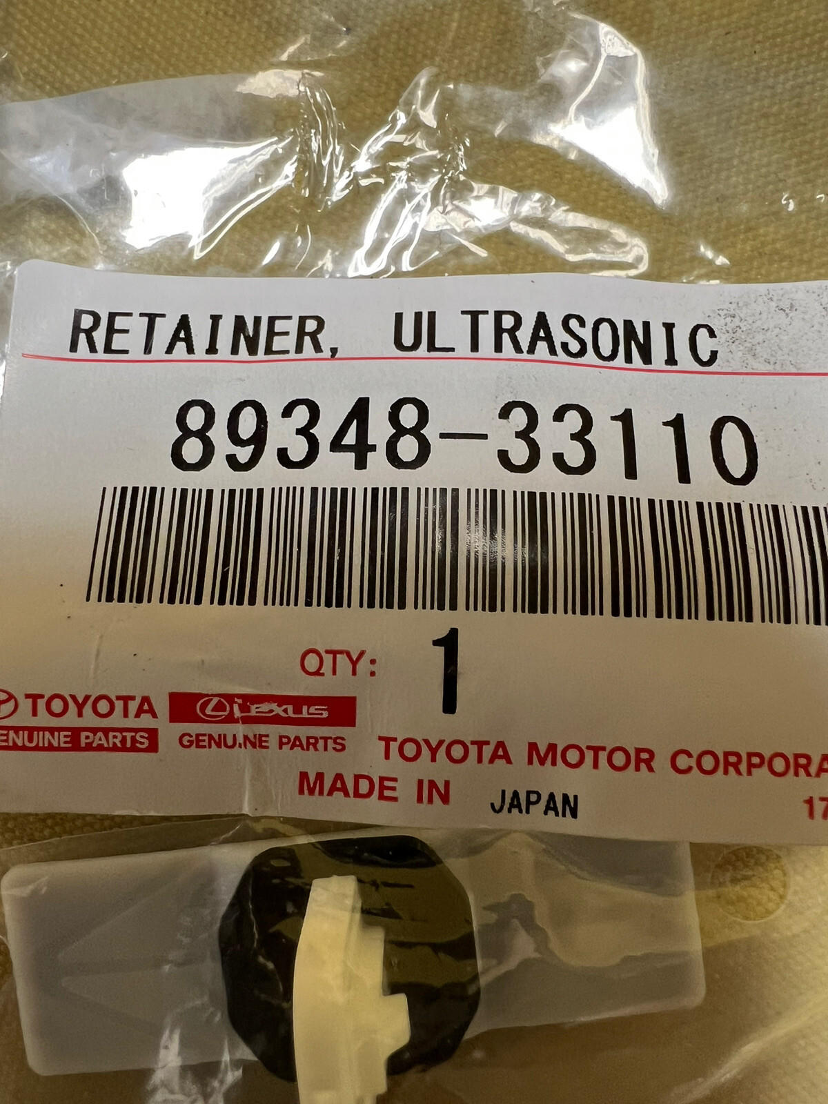 Toyota 89348-33110 Sensor Bumper Ultrasonic Retainer NEW OEM | eBay