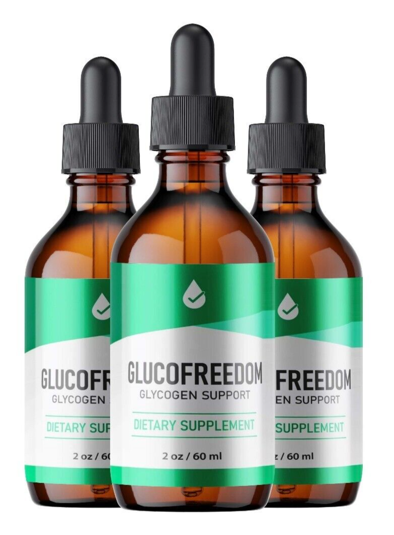 (3 Pack) Gluco Freedom Blood Support Supplement GlucoFreedom Drops | eBay