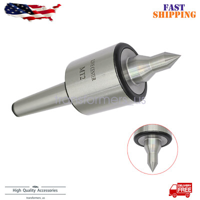MT2 Live Center For Morse Taper Precision 0.000197''CNC Long Spindle ...