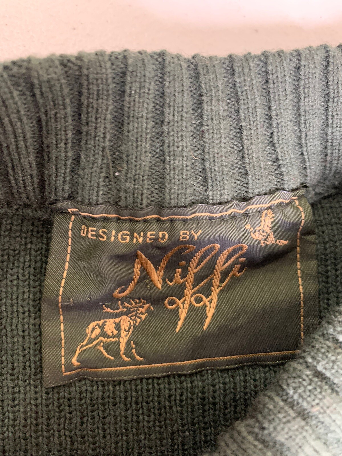 Niffi Shooting Sweater Suede Elbow Shoulder Patches S… - Gem