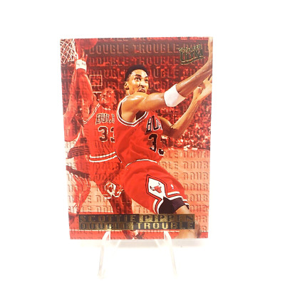 1995-96 Fleer Ultra Scottie Pippen #8 Double Trouble Insert Card ...