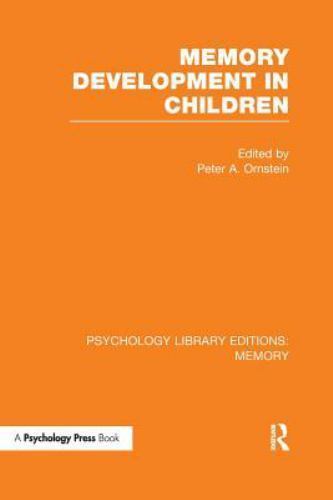Psychology Library Editions: Memory Ser.: Memory Development in ...