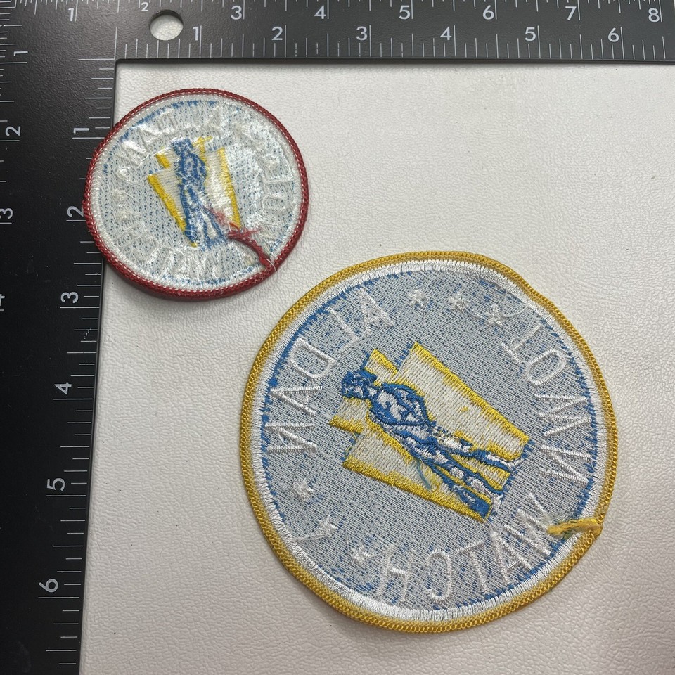 Small Size + Reg. Size ALDAN TOWN WATCH Patch Lot Of 2 31XJ | eBay
