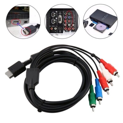New Component HD AV TV Cable Lead Scart for Playstation 2 3 PS3 PS2 UK ...