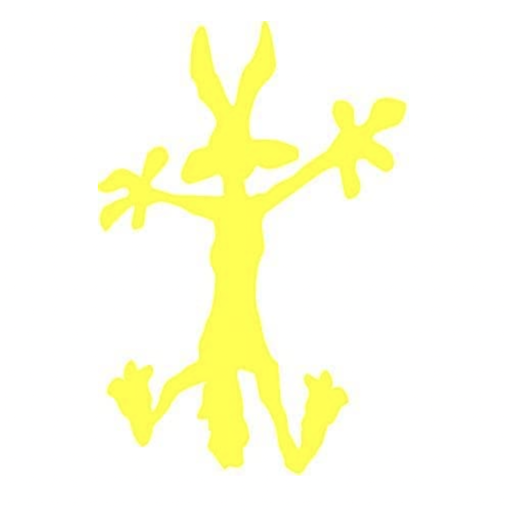 Wile E Coyote Decal / Sticker - Choose Color & Size - Road Runner ...