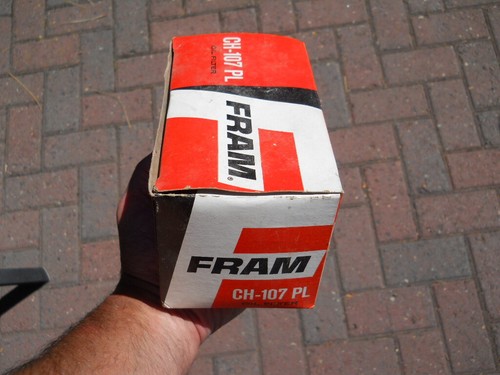 Fram Cartridge Type Oil Filter for '57 Chevy 283 Part#CH-107 PL *NOS | eBay