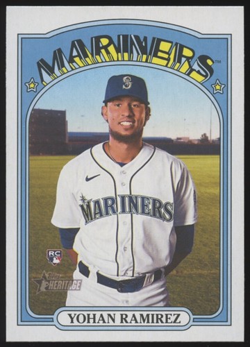 2021 TOPPS HERITAGE HIGH NUMBER #530 YOHAN RAMIREZ QTY AVAILABLE ...