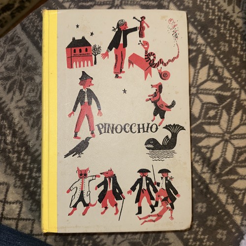 Vintage Antique Pinocchio Book Junior deluxe Editions Hardcover - C ...