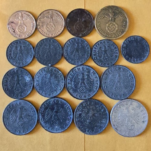 Nice Lot Of 17 German 3rd REICH coins With Swastika (9) | eBay