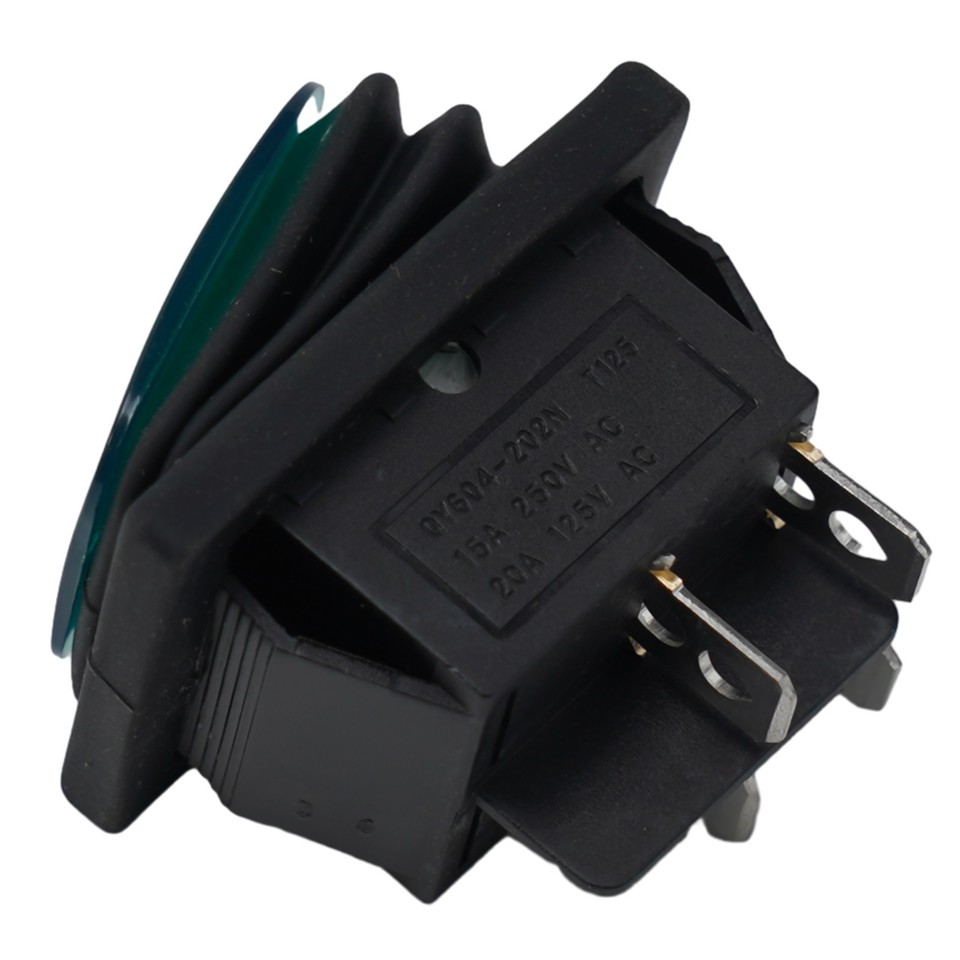 DPST 16A 250VAC Rocker Switch 30*24mm Heavy Duty Waterproof Accessories ...