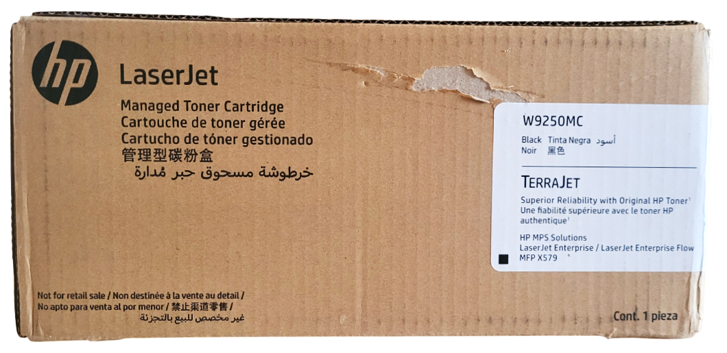 HP W9250MC Genuine Black Managed LaserJet Toner for sale online | eBay