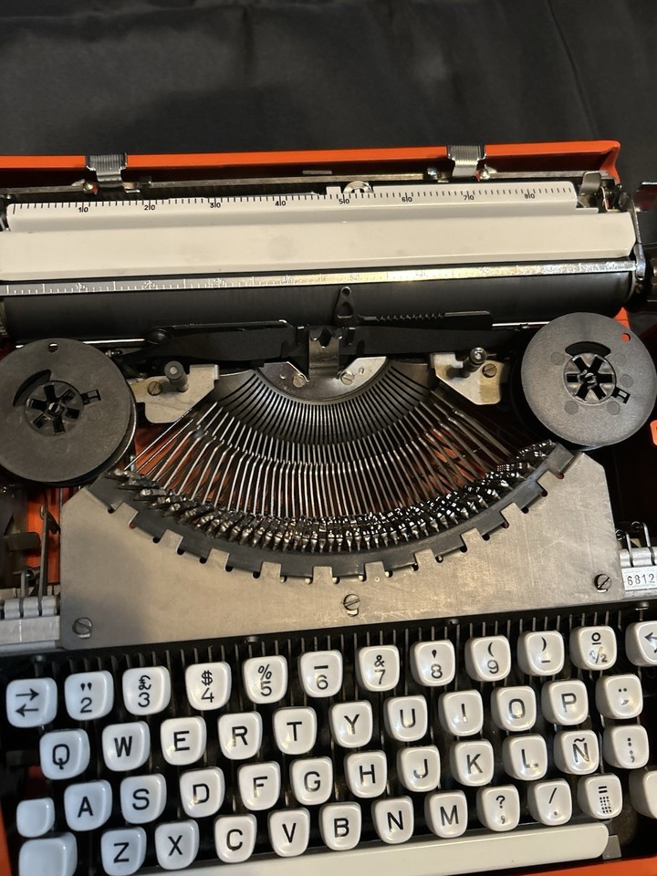 *GreatCondition*1970 HERMÈS Vintage Baby Typewriter with Spanish ...