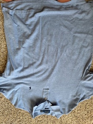 Polo Ralph Lauren Classic Fit Light Blue Heather XXL Polo Shirt | eBay