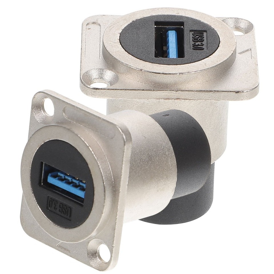 2 Pcs USB Bulkhead Connector Flush Mount Through Panel | eBay UK