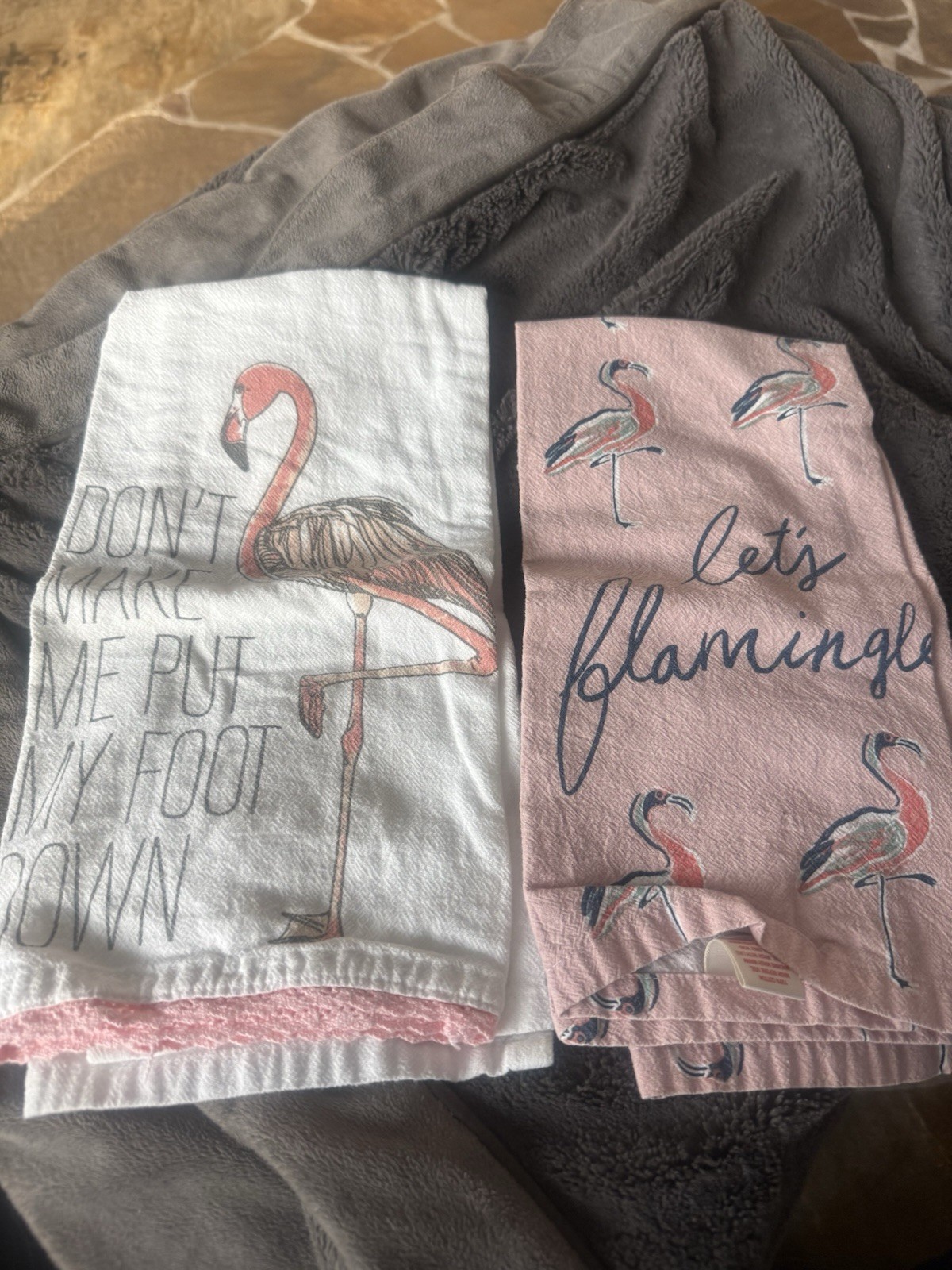 Flamingo Kitchen Towels Lot Of 2 | eBay UK