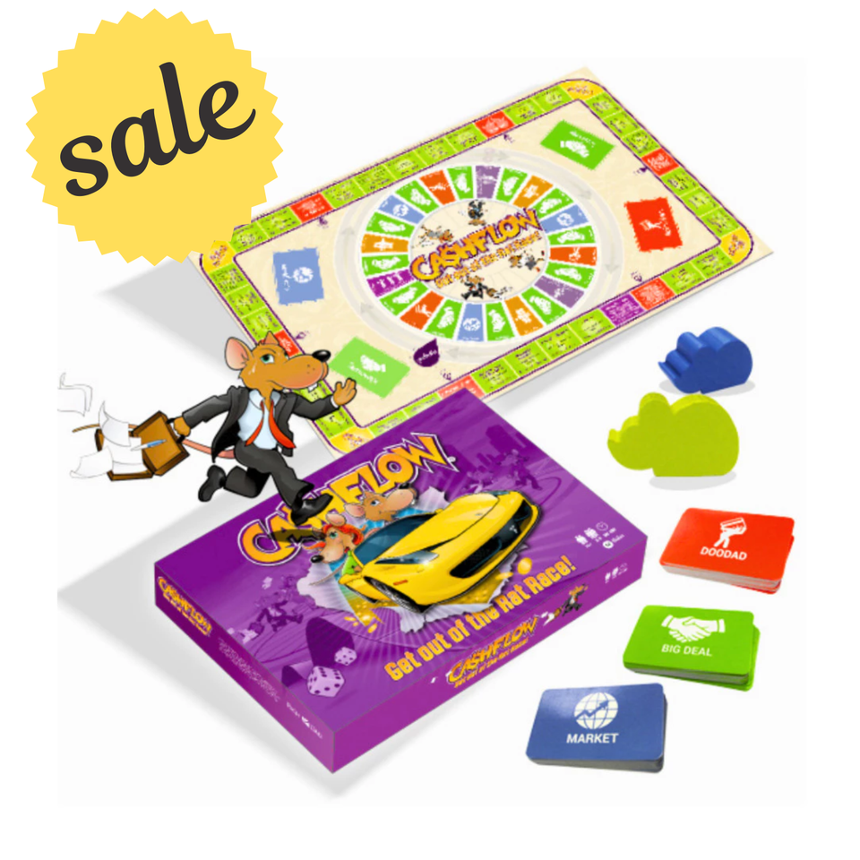 Rich Dad Cashflow Board Game Robert Kiyosaki Get out of the Rat Race ...