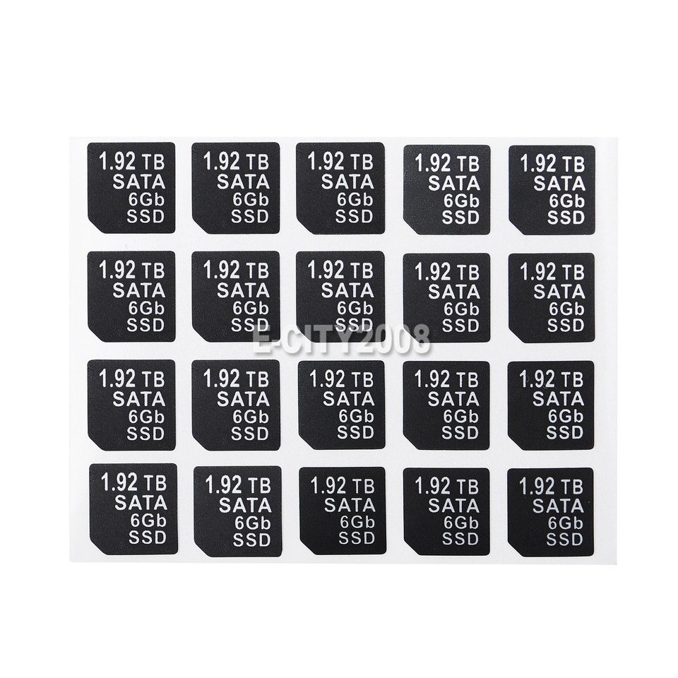 20PCS HDD Tray Caddy Adhesive Stickers Labels FOR DELL GEN14 DXD9H ...