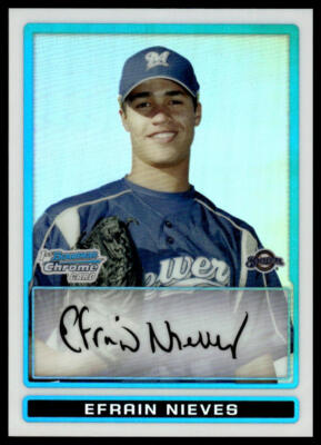 2009 Bowman Chrome Prospects Refractor /500 Efrain Nieves #BCP128 | eBay