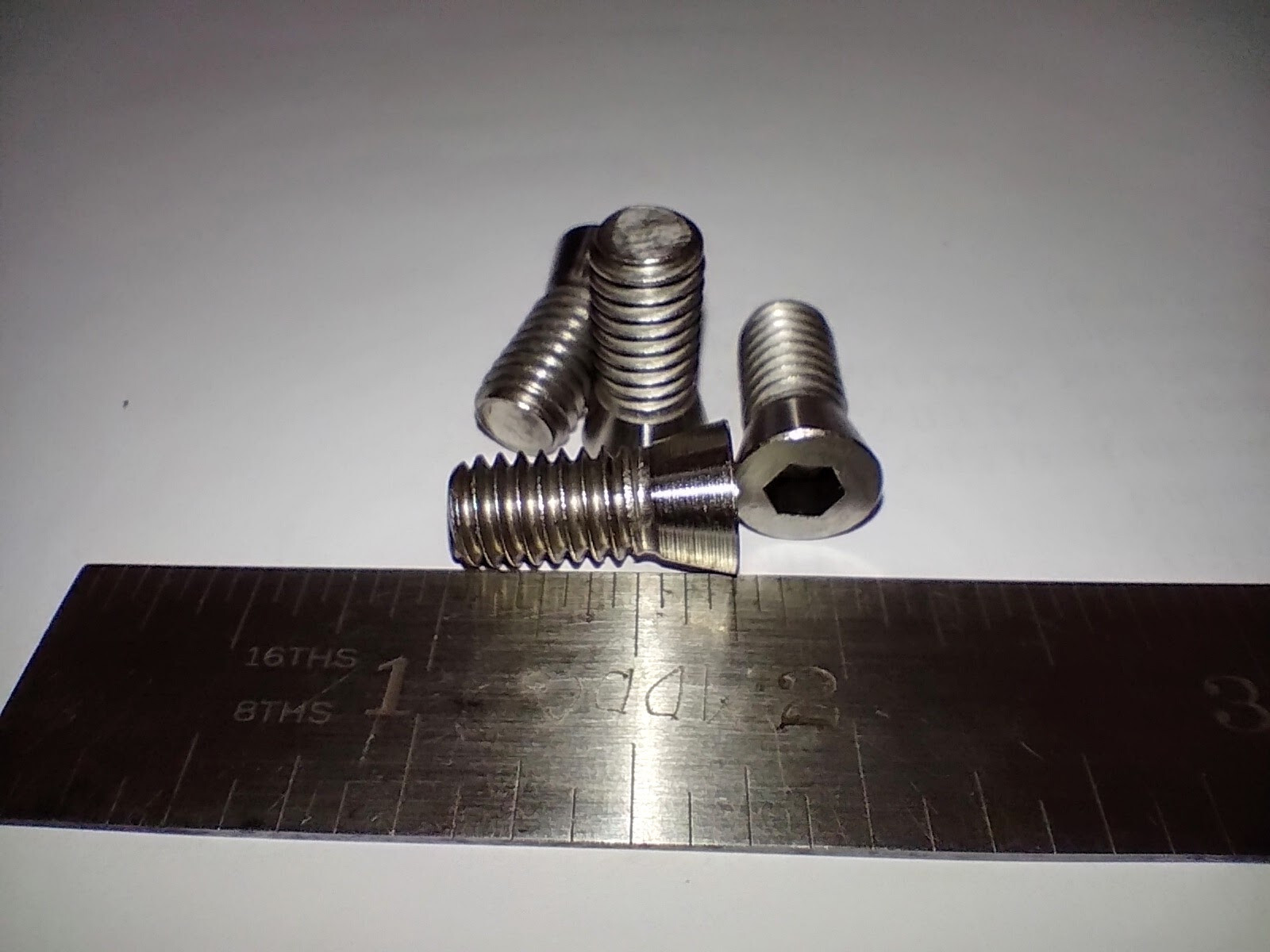 Stainless steel vise jaw screws 5/16-18 3/4 Columbian Rock Island Reed ...