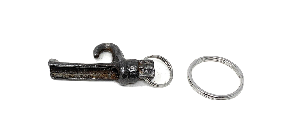 Antique Cast Iron Maple Syrup Tap Key Ring 2-3/8" long w/ 0.75" & 1.25 ...