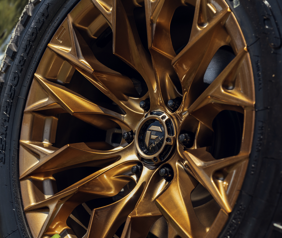 4 New 20" Fuel D805 Flame Platinum Bronze 20x10 8x6.5 Wheels Rims Ram ...