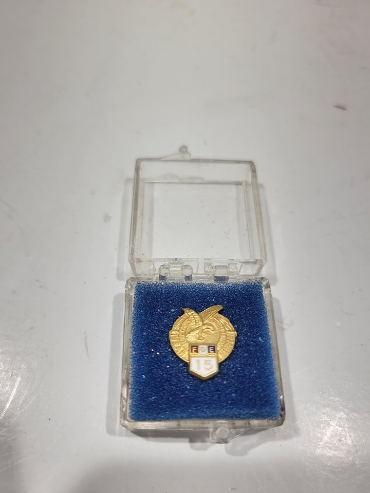 FOE Fraternal Order Eagle Auxiliary 15 Years Service Pin Home | eBay