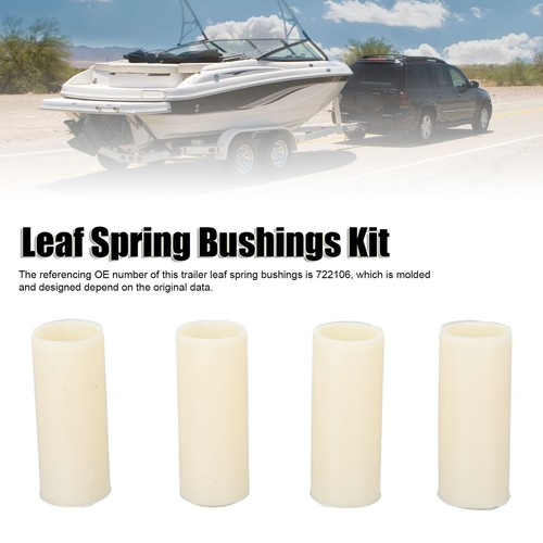 4 Pcs 9/16in ID Trailer Leaf Spring Bushings 722106 Nylon Trailer Axle ...