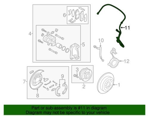 Genuine Kia ABS Sensor Wire 91920 3J300 | eBay