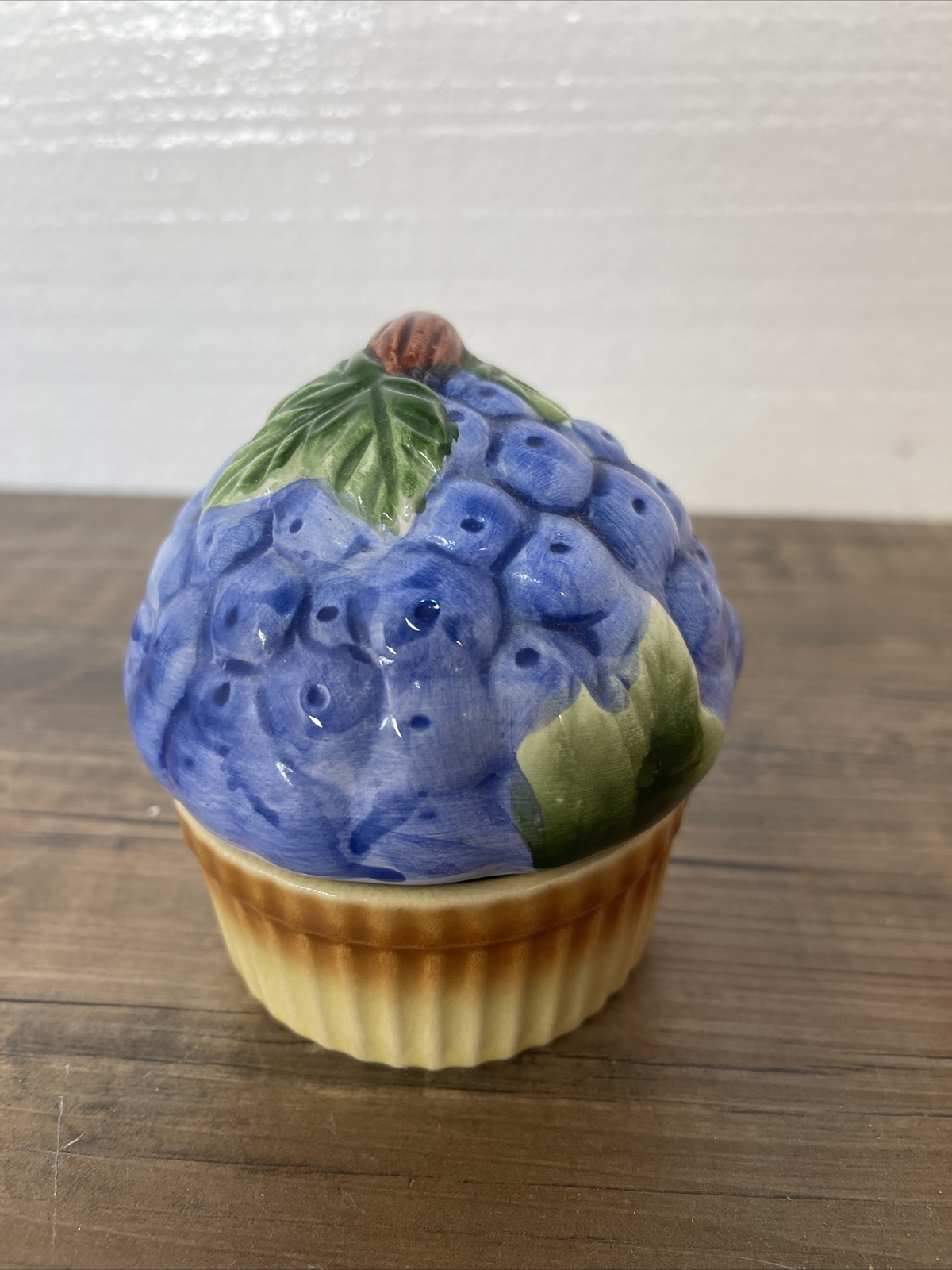 3 American Confections Ceramic Cupcake Trinket Container 4” Ht | eBay