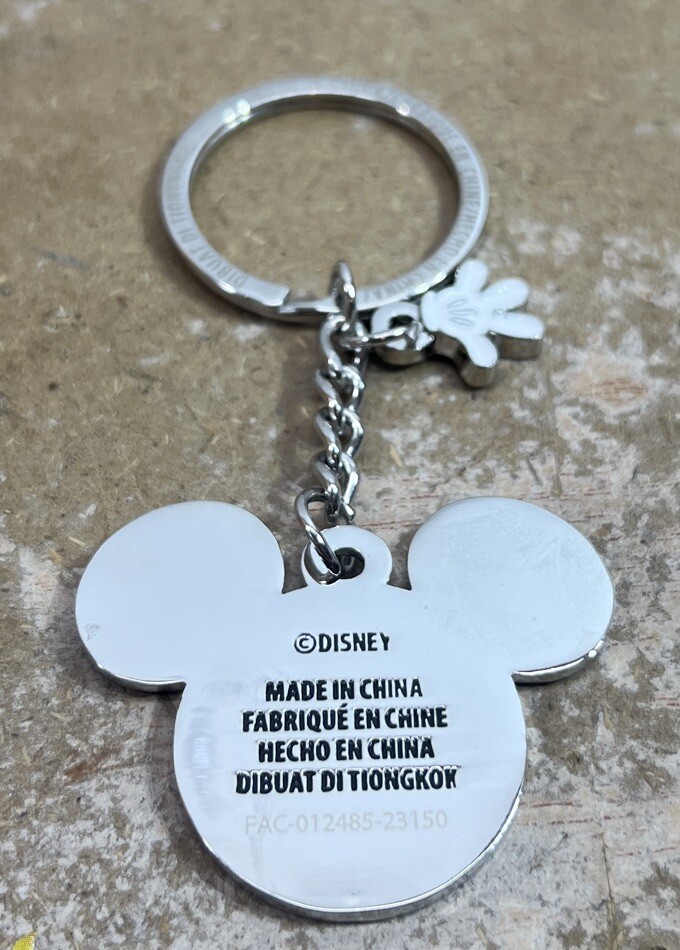 Disney Parks Keychain Mickey Mouse Ears Icon Yellow NEW No Tag | eBay