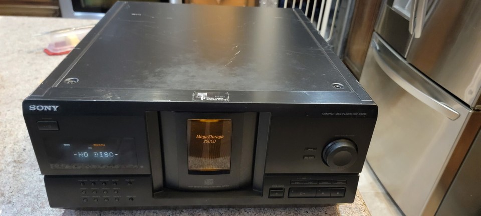 Sony 200 disc cd player cdp-cx235 | eBay