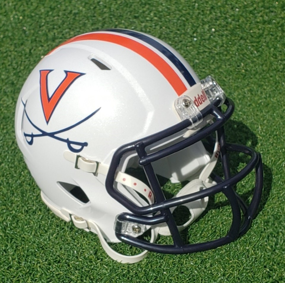 VIRGINIA UVa CAVALIERS FOOTBALL MINI HELMET, 15+ VERSIONS TO PICK FROM ...